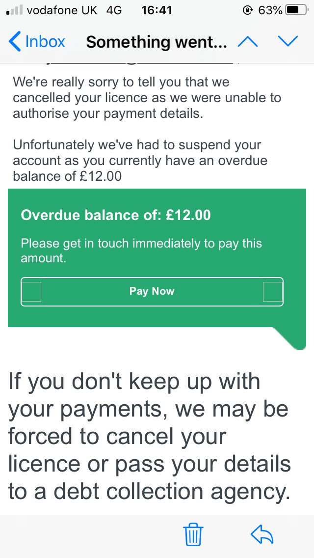 TV Licensing Email - Scam Detector