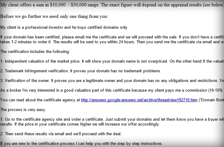 Domain Name Trademark Certification Scam (2020) - Scam Detector