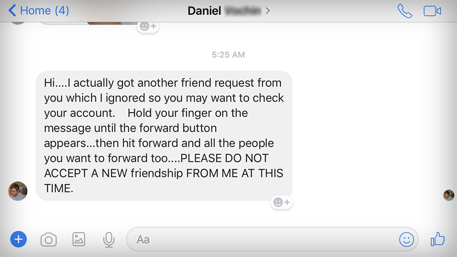 Facebook Friend Request Hoax - Scam Detector