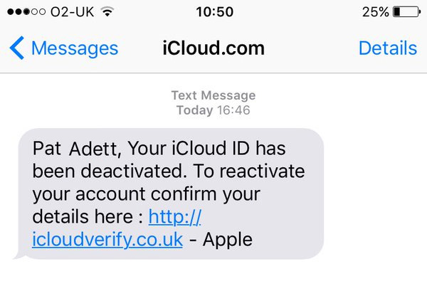 Your iCloud ID Has Been Deactivated Scam (2021) - Scam Detector