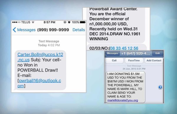 Facebook Powerball Text (2021) - Scam Detector