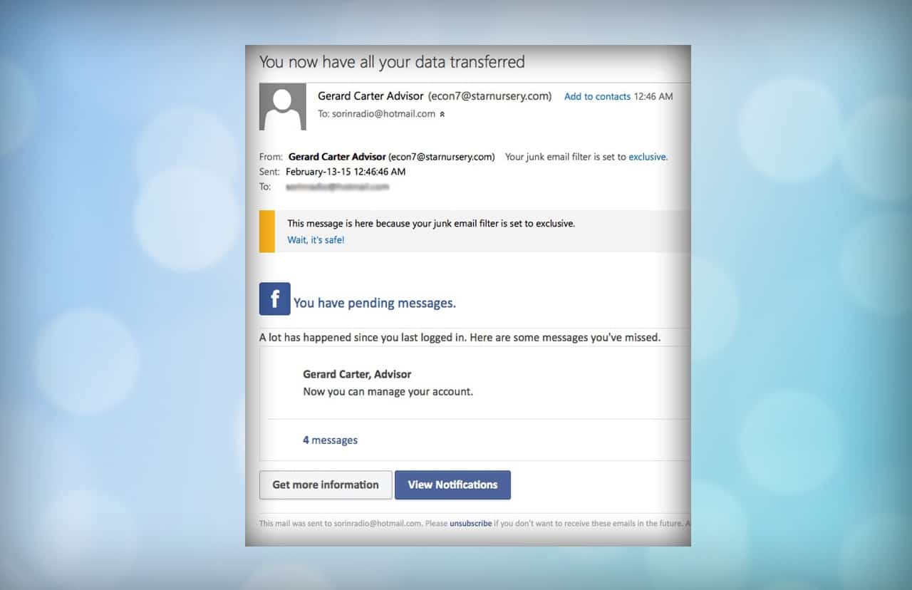 Facebook Notification Scam - Scam Detector
