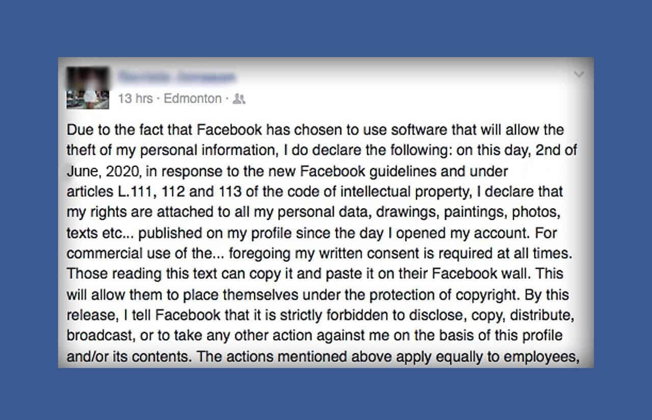 Facebook Copyright Protection - Scam Detector