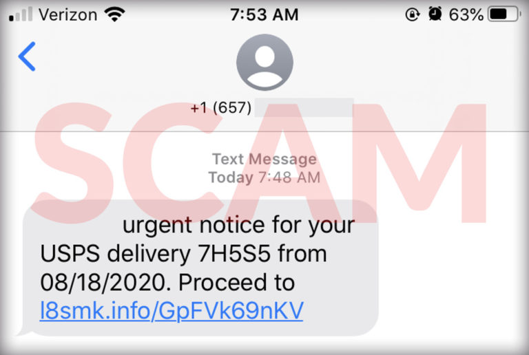 USPS Text Message Scam (2021) - Scam Detector