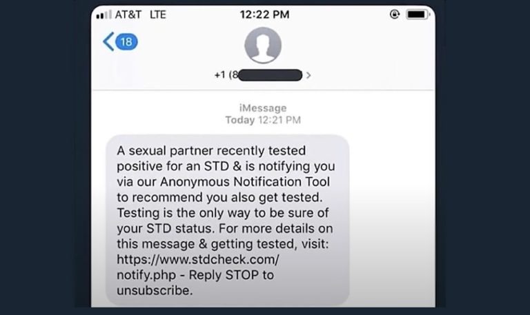 STD Check Text Message Scam (2023) - Scam Detector