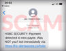 HSBC Text Message Scam (2021) - Scam Detector