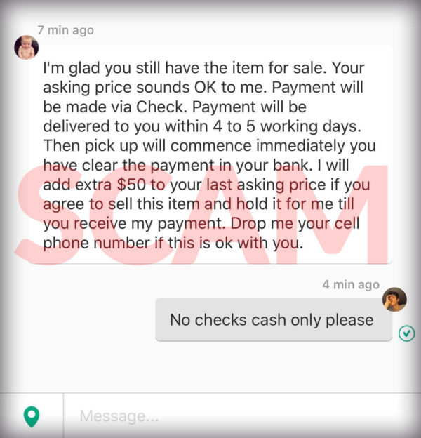 Top 5 OfferUp Buyer Scams (2021)- Scam Detector