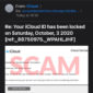 iCloud Locked Email Scam (2021) - Scam Detector