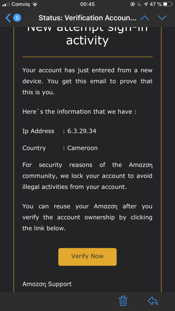 Amazon Locked Account Scam (2023) - Scam Detector