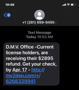 DMV Refund Scam (2025) - Scam Detector