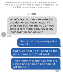 Depop Phishing Scams Explained [3 Scenarios] - Scam Detector