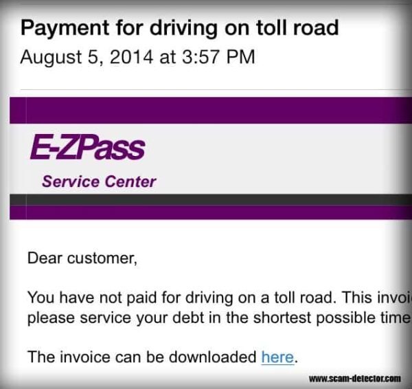 Beware of Toll Phishing Scams [E-ZPass, SunPass, NZTA, CTR, 407ETR ...