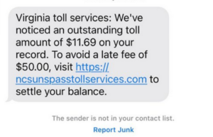 Beware of Toll Phishing Scams [E-ZPass, SunPass, NZTA, CTR, 407ETR ...