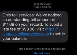 Beware of Toll Phishing Scams [E-ZPass, SunPass, NZTA, CTR, 407ETR] - Scam Detector